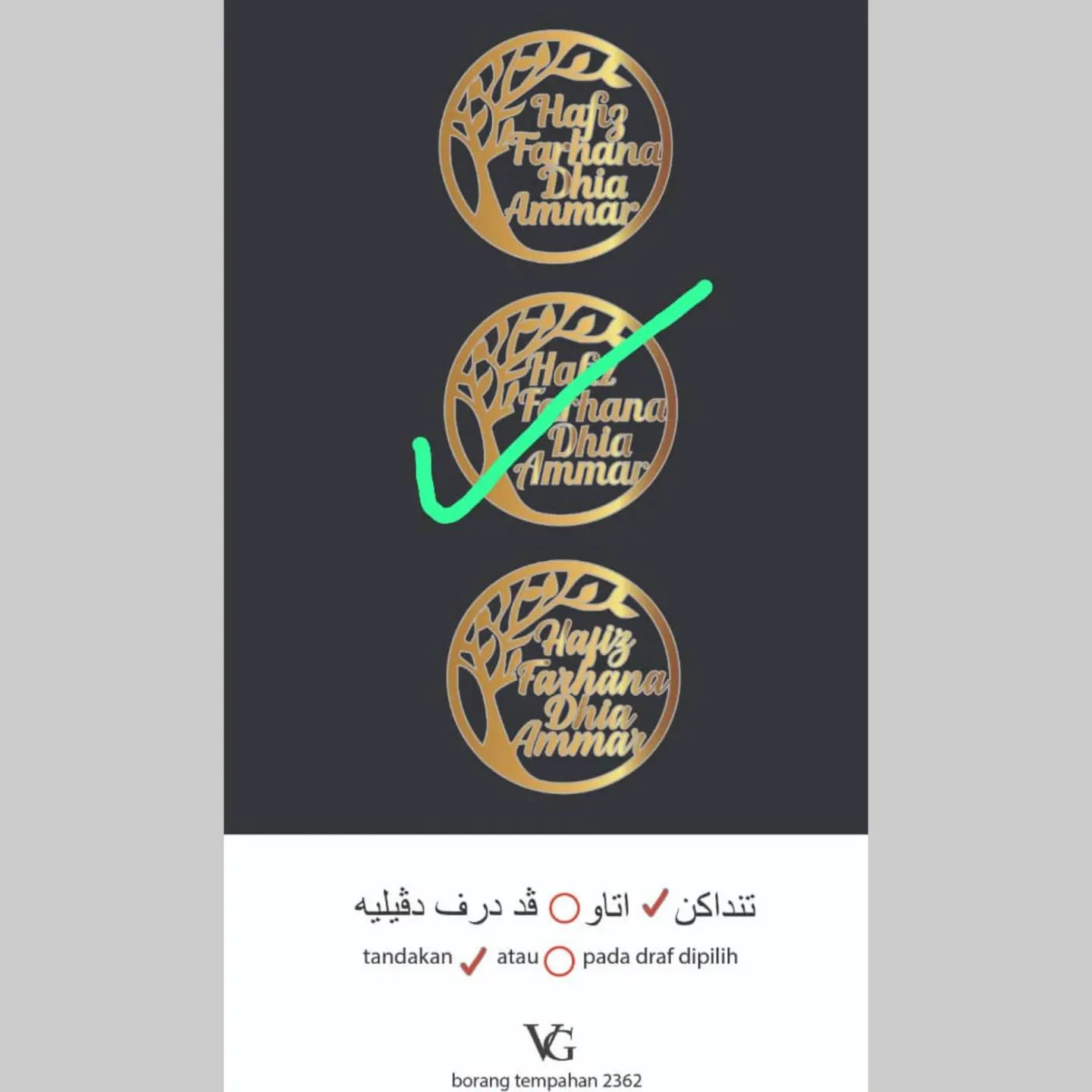 Design Custom - Versagold - Barang Kemas Custom Made